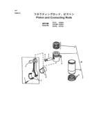 China RE65966 PISTON-LINER KIT Hitachi parts DX75, DX75L, DX75M, DX75M-D for sale