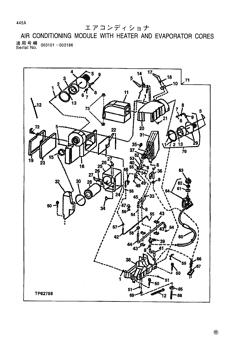 China T174427 CLAMP Hitachi parts LX100-5, LX120-5, LX150-5, LX230-5 for sale