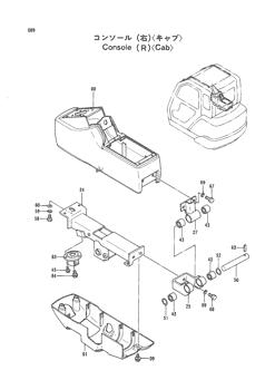 China 0001165 COVER Hitachi parts EX12, EX15, EX22, EX25, EX30, EX35, EX40, EX45 for sale