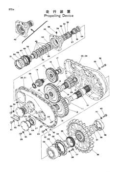 China 1005066 COVER (L) Hitachi parts UH171 for sale
