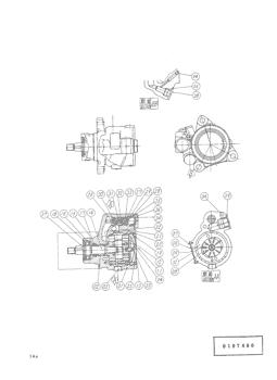 China 0197408 SHAFT Hitachi parts KH100, KH125, KH150, KH180, KH75 for sale