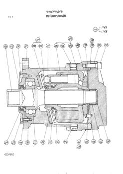 China 0224903 SHAFT Hitachi parts UH033, UH033SR, UH033SS for sale