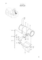 China 4389278 MUFFLER Hitachi parts EX60-5(LC), EX60BUN-5, EX70LCK-5, EX75UR-3, EX75URLC-3, EX80U, HR240G for sale