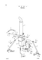 China 1015782 MUFFLER Hitachi parts LX150 for sale