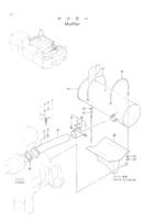 China 4284449 MUFFLER Hitachi parts EX300-2, EX300-3 for sale