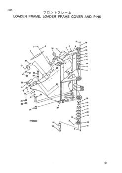 China AT208123 BEARING Hitachi parts LX150-5 for sale