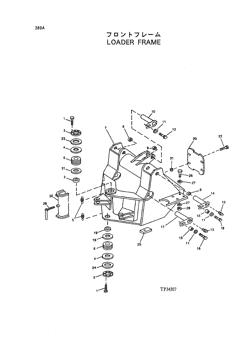 China 28H3401 SPACER Hitachi parts LX100-2, LX100-5, LX120-2 JPN, LX120-5, LX150-2, LX230-5 for sale