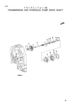 China L41001 SHIM 0.50 MM Hitachi parts LX230-5 for sale