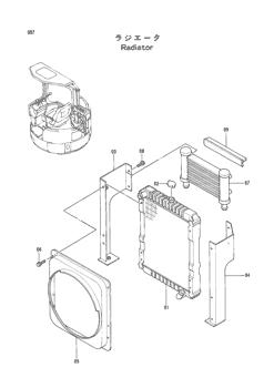 China 4313328 CORE;RADIATOR Hitachi parts EX20UR, EX20UR-2, EX30UR, EX30UR-2 for sale