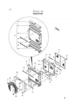 China 4406229 CORE;RADIATOR Hitachi parts EX750-5, EX800H-5 for sale