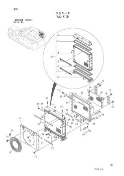 China 4474012 CORE;RADIATOR Hitachi parts ZX800, ZX850H for sale