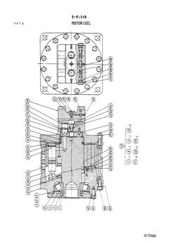 China 0166605 SHIM Hitachi parts UH071, UH081 for sale