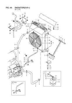 China 26482-17021 CORE,RADIATOR Hitachi parts LX110-7 for sale