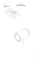 China 4357784 ROLLER;UPPER Hitachi parts EX35-2, EX40-2, EX40UR-2C, EX45-2 for sale