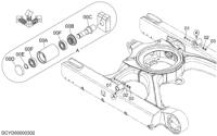 China 4718355 ROLLER;UPPER Hitachi parts ZX30U-5A, ZX35U-5A, ZX40U-5A, ZX48U-5A, ZX50U-5A for sale