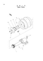 China 9062406 ROLLER;UPPER ASS'Y Hitachi parts EX200, EX200K, EX220, RX2000, UH083 for sale