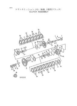 China T116917 ROLLER BEARING Hitachi parts LX120-2 JPN, LX150-2 for sale