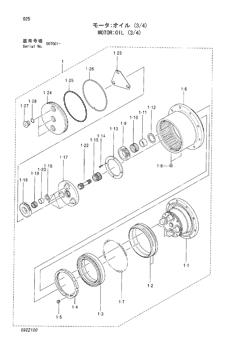 China 0922103 GEAR Hitachi parts ZX40U, ZX40U-2, ZX50U, ZX50U-2, ZX55UR-2, ZX60-HCMC for sale
