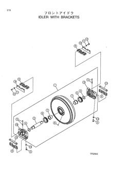 China T173517 SHIM Hitachi parts DX75M-D for sale