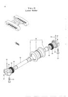 China 9092522 ROLLER;LOWER ASS'Y Hitachi parts EX100-2, EX120-2 for sale