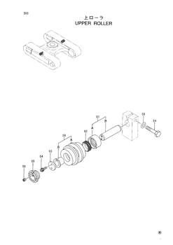 China 9153288 ROLLER;UPPER ASS'Y Hitachi parts EX60-5(LC), EX60BUN-5, EX70LCK-5, EX75UR-3, EX75UR-5, EX75URLC-3, EX75URT-5, EX75US-5, EX80U, FPC1700, HX180B, HX180B-2, SR-P600, ZR125HC, ZR240JC, ZX70, ZX70-3, ZX70-3-HCME, ZX70-HHE, ZX75UR, ZX75UR-... for sale