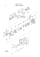 China 0385308 ROLLER Hitachi parts EX60WD, EX60WD-2 for sale