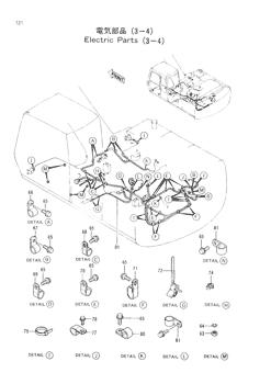 China 0001066 HARNESS;WIRE Hitachi parts EX220-2 for sale