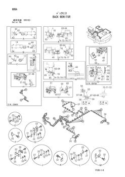 China 4698350 HARNESS;WIRE Hitachi parts EX3600-5, EX5500-5, EX5500-6, EX5600-6BH, EX5600-6LD for sale