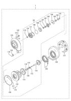 China H4918219300 PLATE,BACK TURBINE Hitachi parts EX1200-5, EX1200-5C for sale