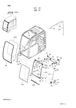 China 4651653 GLASS Hitachi parts MA200, PZX450-HCME, ZX110-3, ZX110-3-AMS, ZX110-3-HCME, ZX110M-3, ZX110M-3-HCME, ZX120-3, ZX130-3, ZX130K-3, ZX130LCN-3F-AMS, ZX130LCN-3FHCME, ZX140W-3, ZX140W-3-AMS, ZX140W-3DARUMA, ZX145W-3, ZX145W-... for sale