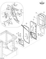 China 263G6-77102 GLASS Hitachi parts ZW100, ZW100-DO, ZW100-G, ZW120, ZW120-G, ZW140, ZW140PL, ZW150, ZW150PL, ZW180, ZW220, ZW220-HCMF, ZW250, ZW250-HCMF, ZW310, ZW310-A, ZW310-HCMF for sale
