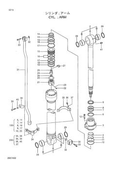 China 4316930 CYL.;ARM Hitachi parts EX150LC-5, EX200-5, EX200-5 JPN, EX200-5HG, EX200-5LV JAP, EX200-5X JPN, EX200-5Z JPN, EX200SS-5, EX210H-5, EX210H-5 JPN, EX210K-5 JPN, EX225USR(LC), EX225USRK(LC), IZX200, IZX200LC, ZX160, ZX160LC-3,... for sale