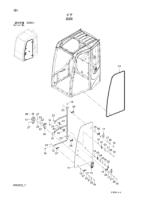China 4684428 GLASS Hitachi parts ZX75UR-3, ZX85USB-3, ZX85USB-3-HCME, ZX85USBN-3-HCME for sale