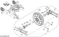 China 4718542 PLATE Hitachi parts ZX40U-5A, ZX48U-5A, ZX50U-5A for sale