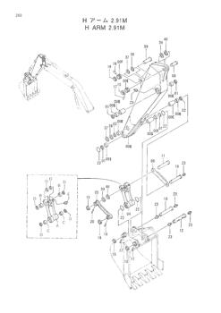 China 8061523 LINK Hitachi parts EX200-3, EX200-5, EX200-5 JPN, EX200-5HG, EX200-5LV JAP, EX200-5X JPN, EX200-5Z JPN, EX200SS-5, EX210H-5, EX210H-5 JPN, EX210K-5 JPN for sale