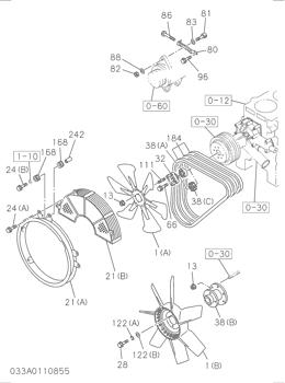 China 1136714350 BELT; COOLING FAN Hitachi parts 330C LC JD, 370C JD, CD1500, CD2000, EX300-5, EX300-5HHE, EX300LCLL-5, EX345USR(LC), EX350H-5, EX350H-5HHE, EX350K-5, EX370-5M, EX370HD-5, EX370LL-5, EX385USR, ZX330, ZX330-3G, ZX330-HHE, ZX350H, ZX35... for sale