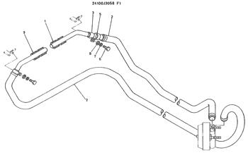 China 24100J3058S2 HOSE Kobelco parts for sale