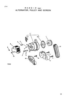 China T178536 BELT Hitachi parts LX100-5 for sale