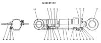 China 2438U971R200 REPAIR KIT Kobelco parts K905LC, MD140BLC, K904L, K904, K905 for sale
