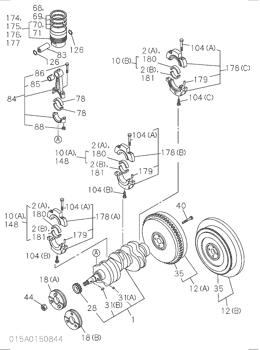 China 5863003200 PISTON SET Hitachi parts EX17U, EX17UNA, ZX16, ZX18 for sale
