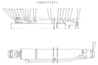 China 2438U716R140 SEAL KIT Kobelco parts SK60, 70SR-1ES, 70SR-1E, 80MSR, 70SR, K903, SK80CS for sale
