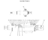 China 2438U706R100 REPAIR KIT (CONSISTS OF Ref:12-16,19,23-25 & 27-31 Kobelco parts SK200, SK120LC, SK120, K904L, K904, K905LC, SK200LC for sale