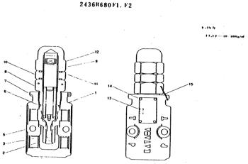 China 2436N680R100 REPAIR KIT CONSISTS OF REF 6 - 11 Kobelco parts MD400LC for sale