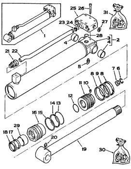 China 1606681M92 SEAL PACKAGE Kobelco parts 700, 900, 800 for sale