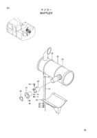 China 4468451 MUFFLER Hitachi parts EX120-5, EX130H-5 for sale