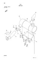 China 4653851 MUFFLER Hitachi parts FV30, ZX450, ZX450H, ZX450H-HHE, ZX460LCH-AMS, ZX460LCH-HCME, ZX470-5G, ZX470H-5G, ZX470LC-5G, ZX470LCH-5G, ZX470LCR-5G, ZX470R-5G, ZX480MT, ZX480MTH for sale