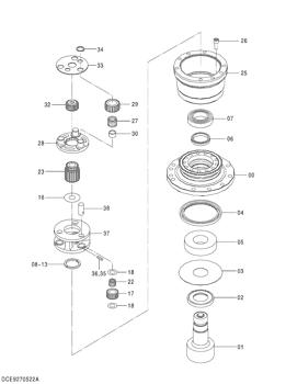 China 2053920 SHAFT;PROP. Hitachi parts EG65R-3, ZX70-3, ZX70-3-HCME, ZX75US-3, ZX75USK-3, ZX80LCK-3, ZX85US-3, ZX85USB-3-HCME for sale