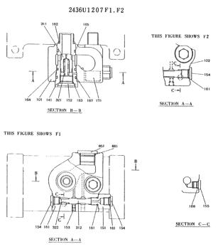 China 2436U1207F2 VALVE Kobelco parts SK250, SK200, K907LC, SK250LC, SK200LC, SK250NLC, SK270LC, K909LC, SK300, SK60, SK300LC, SK220, SK100, K912LC, SK330, SK220LC, SK100L, SK330LC, SK300-2, SK210, SK210LC, SK120, K907, SK300LC-2, SK120LC for sale