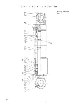 China 0128903 SPACER Hitachi parts UH07-3 for sale