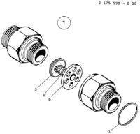 China 2135434 VALVE GUIDE Kobelco parts WLK25 for sale